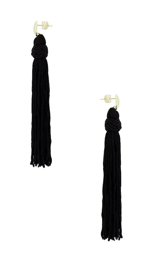 Shashi Maxine Earring In Black