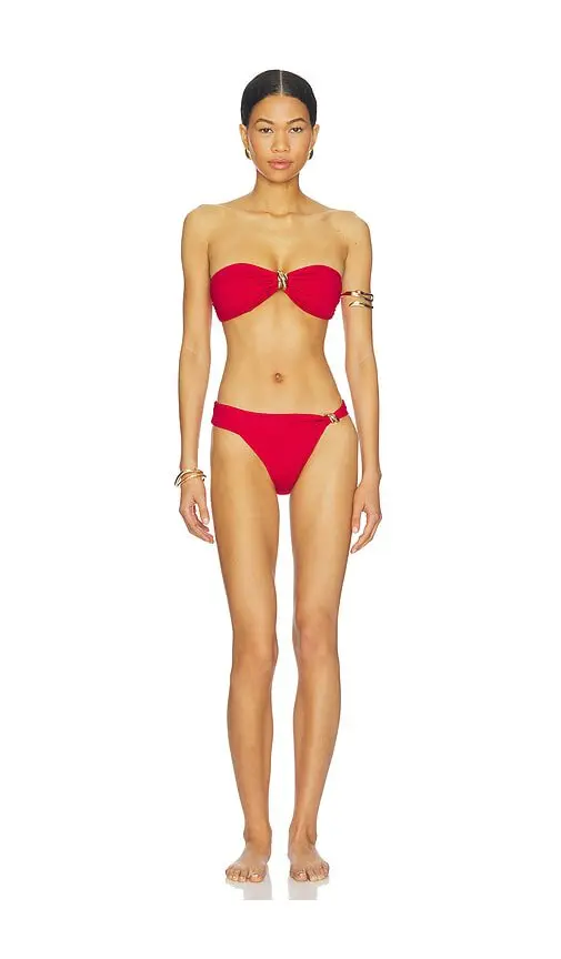 AWAY THAT DAY Formentera Bikini Top - Red