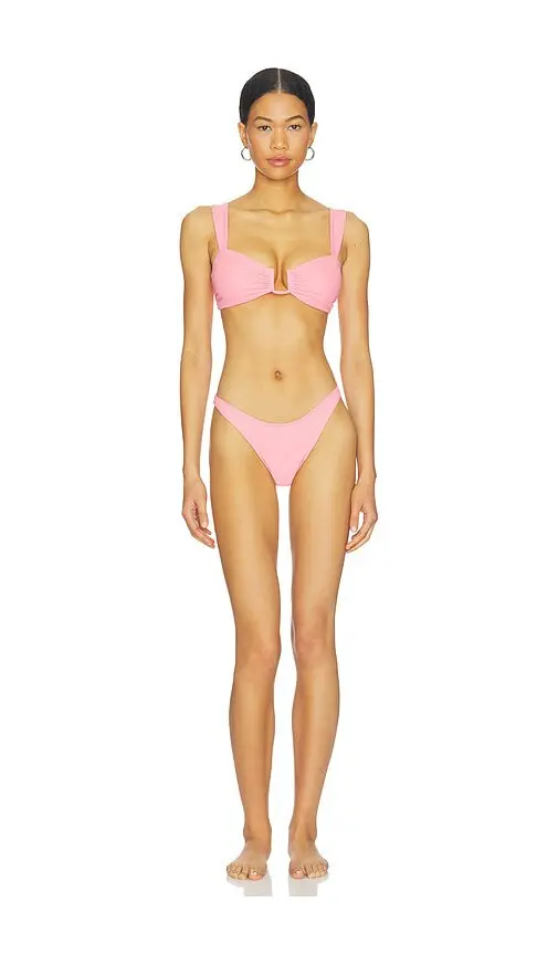 AWAY THAT DAY Maui Bikini Bottom - Ice Pink
