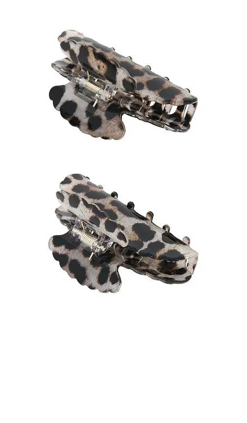 LOEFFLER RANDALL Yuri Scallop Acetate Clip Set