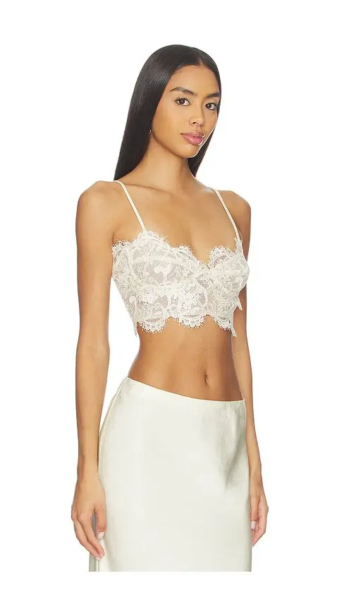 Bardot Linella Lace Bralette In Lemon