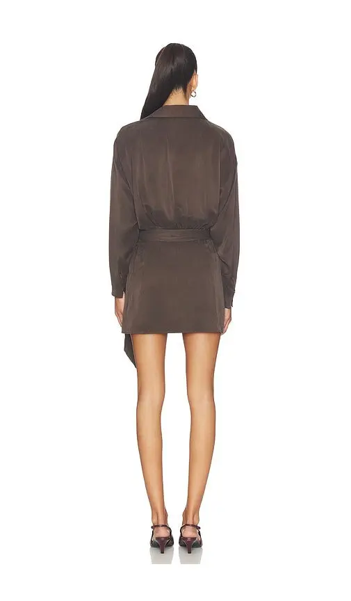 EAVES Gaia Silk Mini Dress