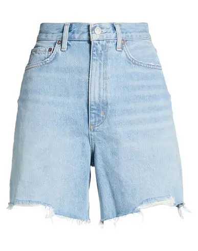 AGOLDE Denim Shorts Size Organic Cotton, Pre-consumer Recycled Cotton, Post-consumer Recycled Cotton - Blue