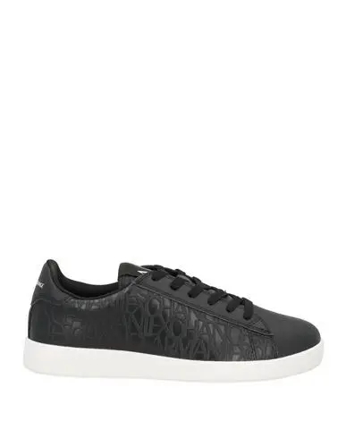 Armani Exchange Sneakers Size Textile Fibers - Black