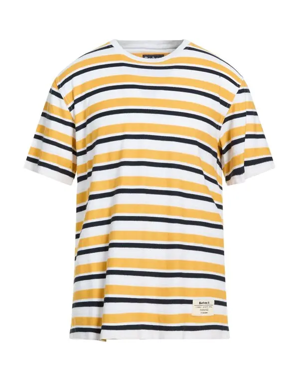 Barbour T-shirt Size Cotton, Modal - Mustard