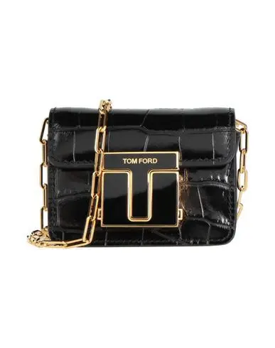 TOM FORD Cross-body Bag Leather - Black