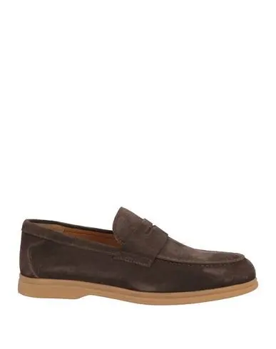 DOUCAL'S Loafers Dark Size Leather - Brown