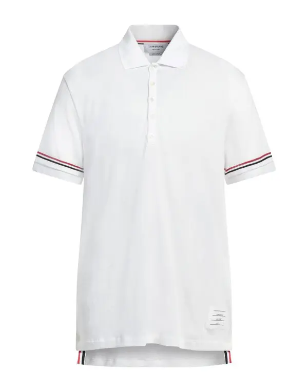 Thom Browne Polo Shirt Size Cotton, Elastane