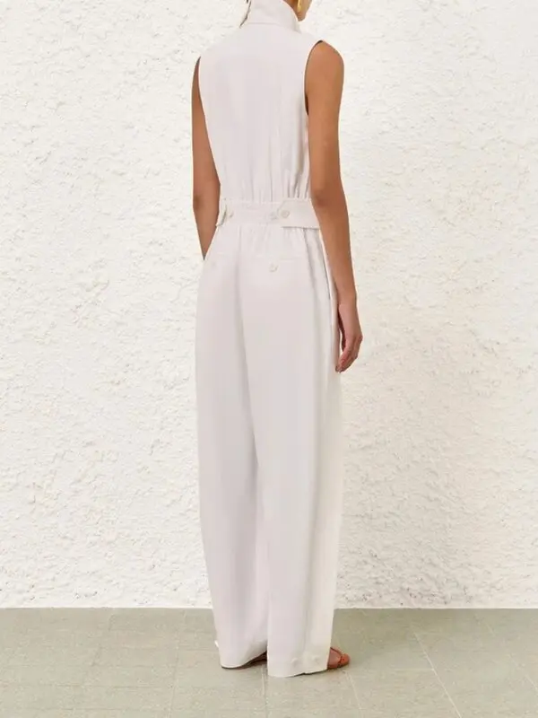 Zimmermann Luna Twill Jumpsuit