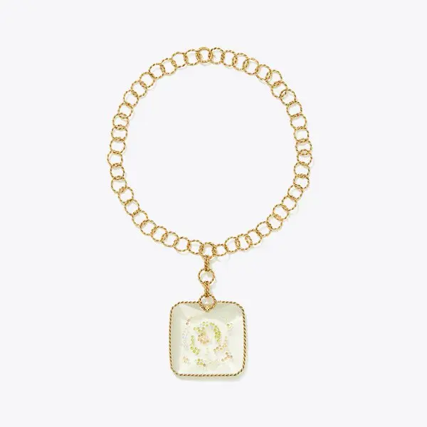 Tory Burch Runway Swirl Necklace - Gold
