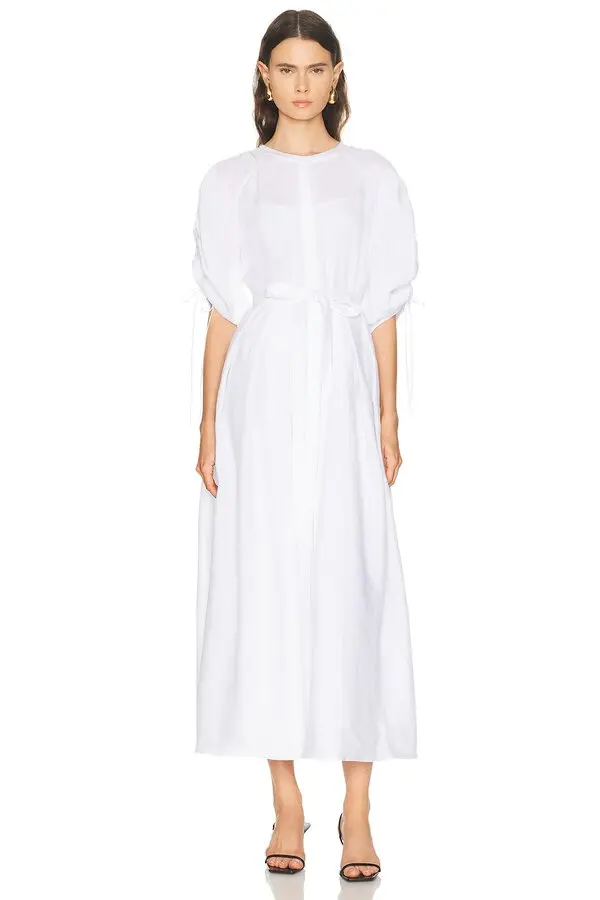 Gabriela Hearst Linnea Dress - White
