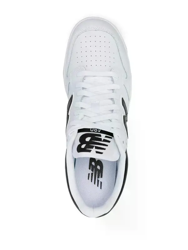 NEW BALANCE 480 Leather Sneakers - White