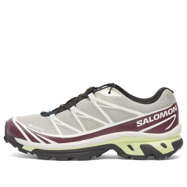 SALOMON Xt-6 Gtx Sneaker - Paloma/maroon Banner/butterfly