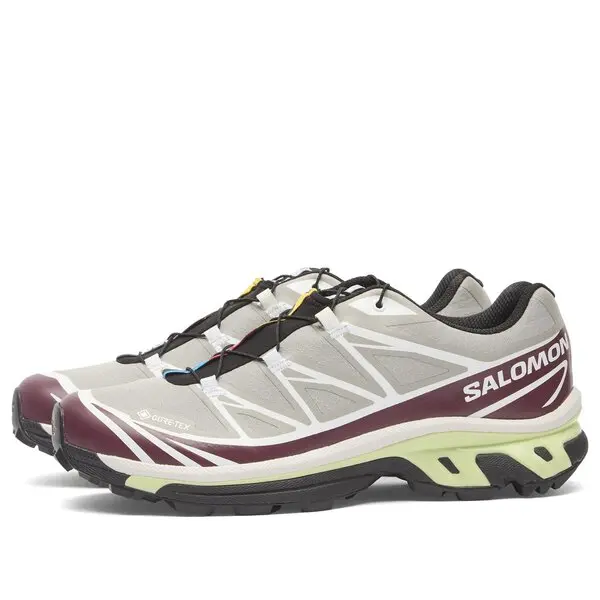 SALOMON Xt-6 Gtx Sneaker - Paloma/maroon Banner/butterfly