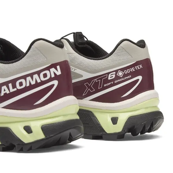 SALOMON Xt-6 Gtx Sneaker - Paloma/maroon Banner/butterfly