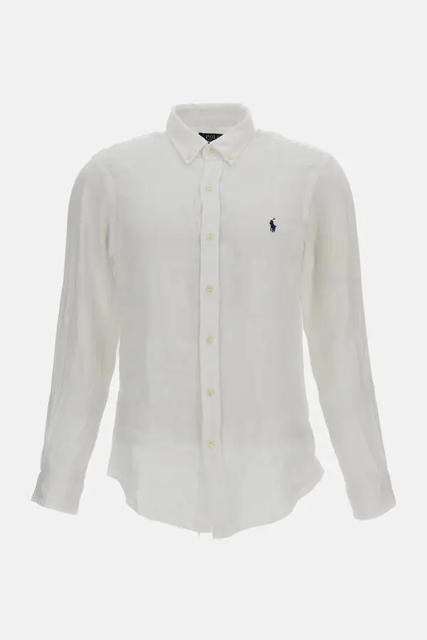 Polo Ralph Lauren Linen Shirt - White