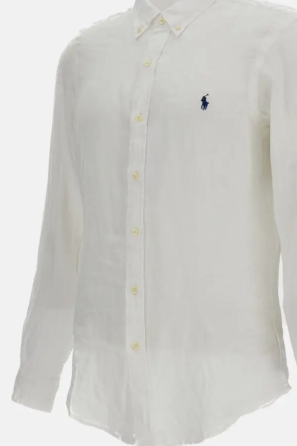 Polo Ralph Lauren Linen Shirt - White