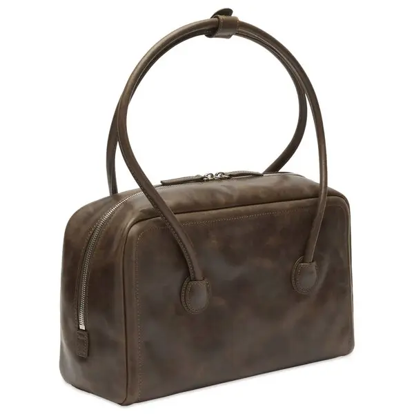 MARGESHERWOOD Soft Boston Bag - Washed Brown