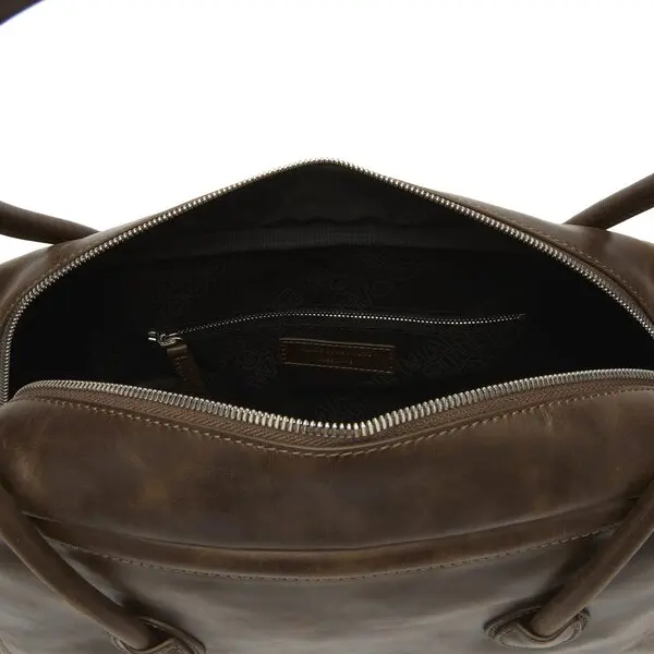 MARGESHERWOOD Soft Boston Bag - Washed Brown