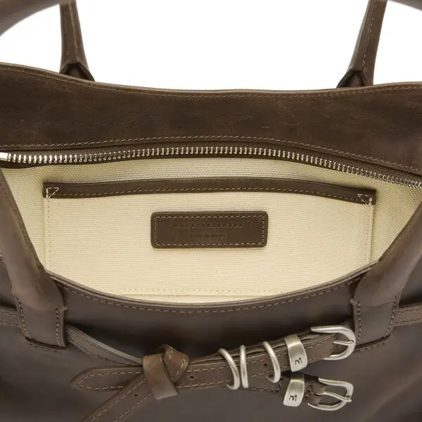 MARGESHERWOOD Grandma Shoulder Bag - Washed Brown