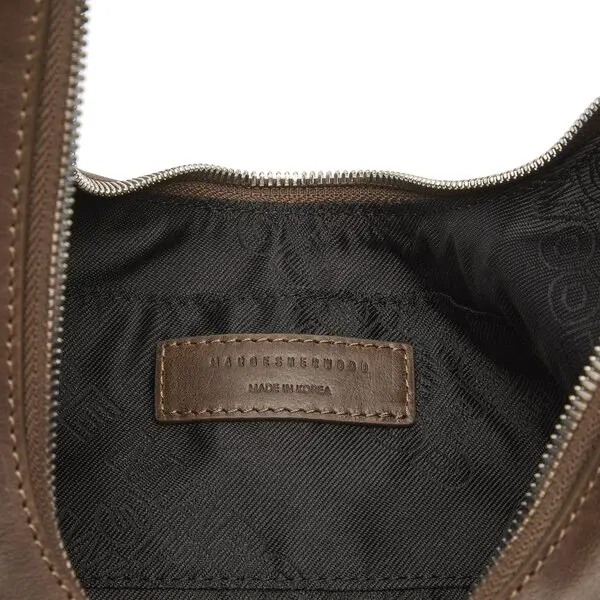 MARGESHERWOOD Hobo Shoulder Bag - Washed Brown