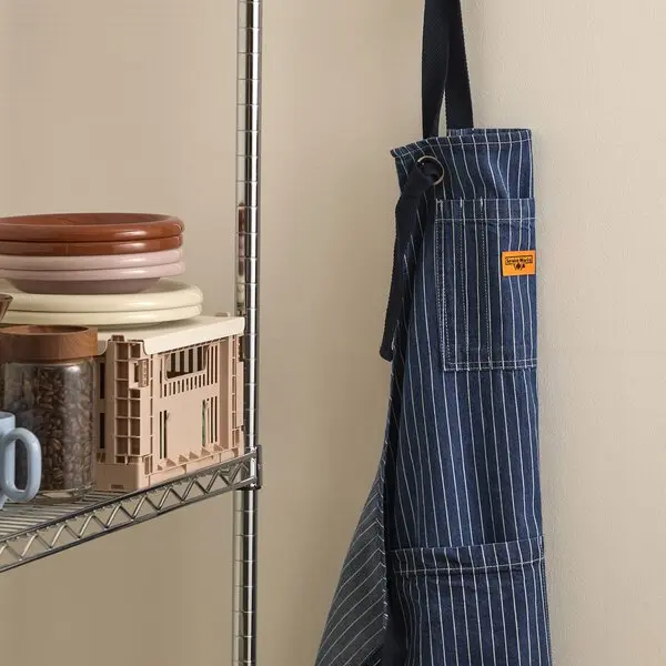 SERVICE WORKS Pinstripe Denim Apron