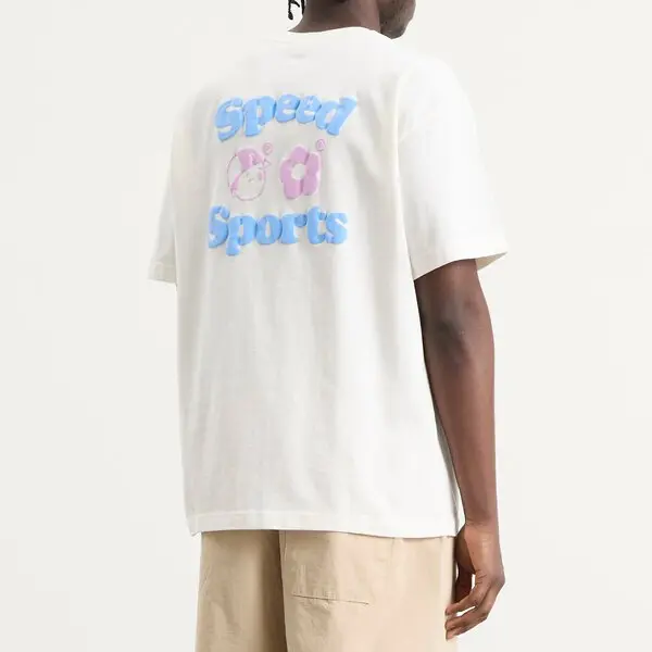 PAWA SPEED SPORTS Multi Monogram T-shirt - Cream