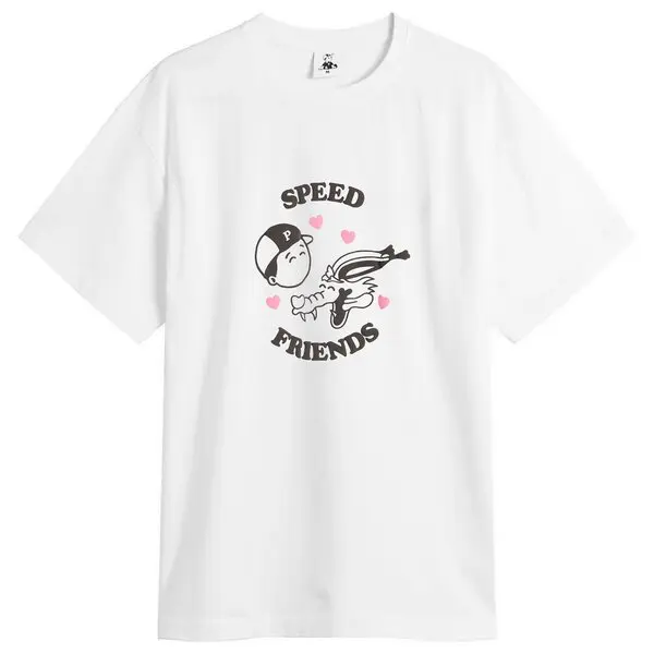 PAWA SPEED SPORTS Friends T-shirt - White