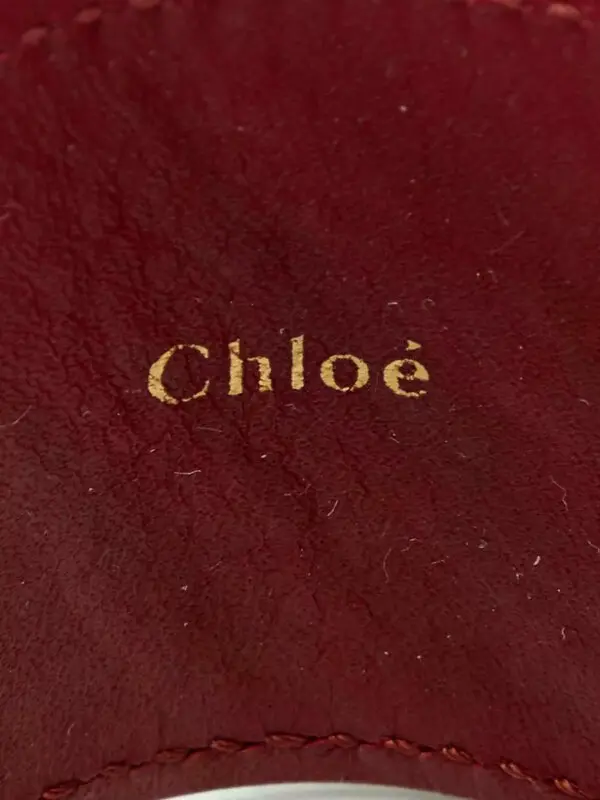 Chloé Leather Bracelet With Rectangular Buckle
