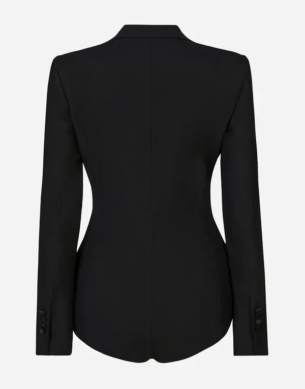 Dolce & Gabbana Double-breasted Tuxedo Jacket Bodysuit - Black