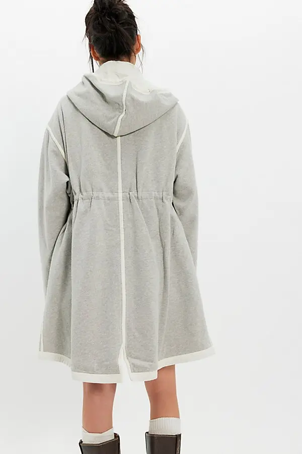 Free People Margo Oversized Cardigen - Heather Grey