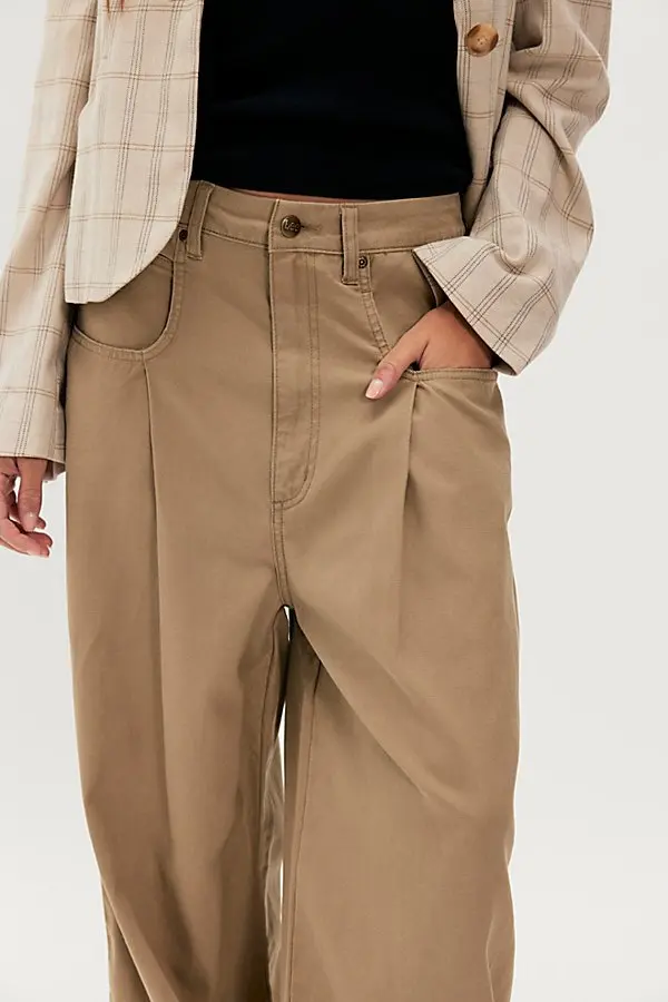 Free People Lee Slouch Chino Pants