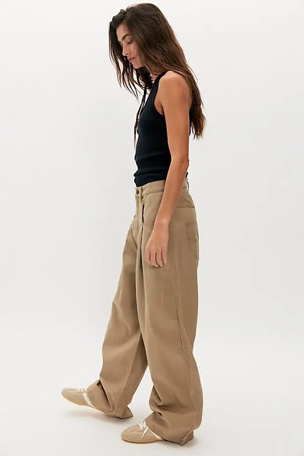 Free People Lee Slouch Chino Pants