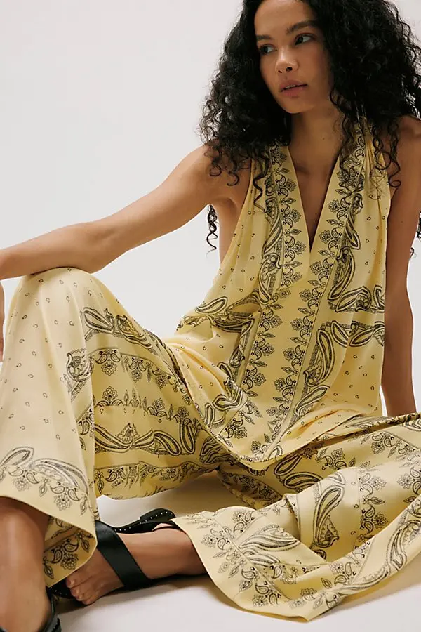 Free People Soleil Pant Set - Butter Combo