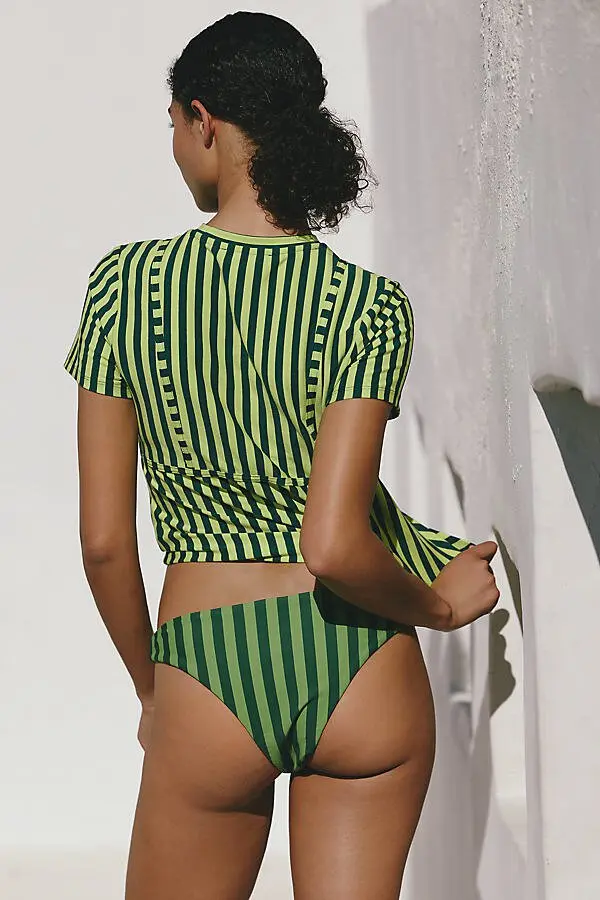 SIMONMILLER Ki Striped Top - Lime Stripe