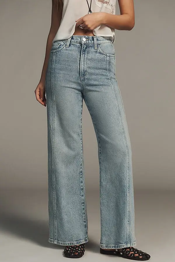 Joe's Jeans Mia High-rise Wide-leg Jeans - Genuine