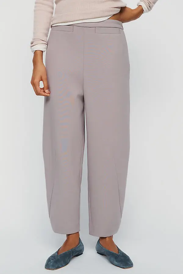 Maeve Cropped Curved Trousers