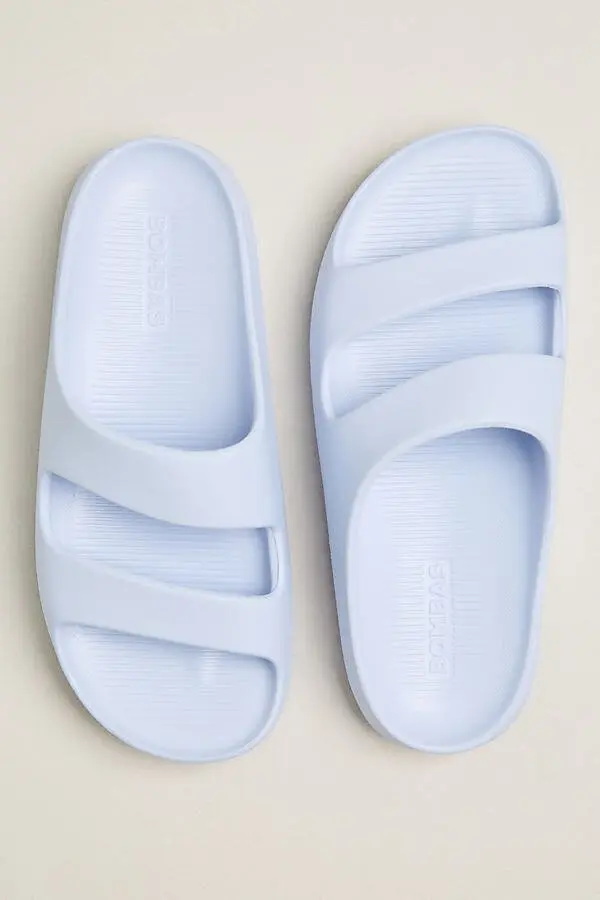 BOMBAS Slide Sandals - Skysail Blue