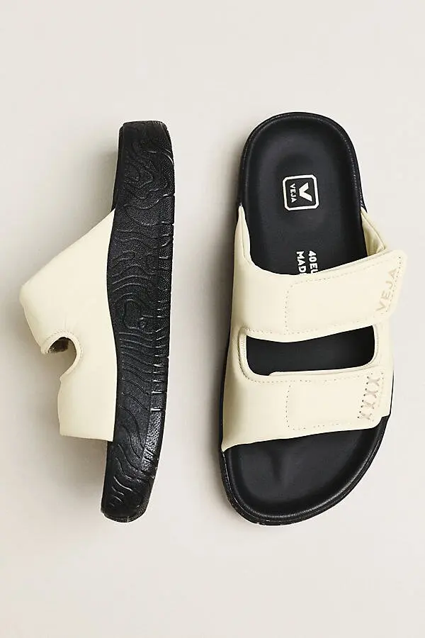 VEJA Etna Bold Slide Sandals - Cashew