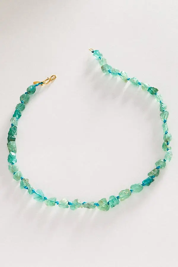HERMINA ATHENS Pebble Necklace - Teal