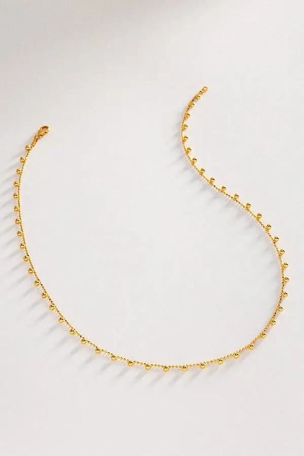 HERMINA ATHENS Kuduni Delicate Cha Necklace - Gold