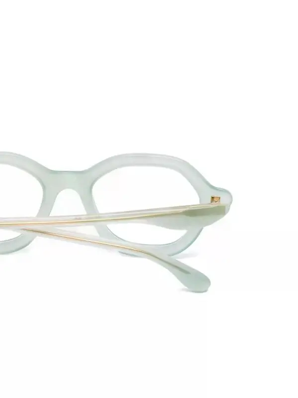 PALOCERAS Geometric Frame Glasses - Blue