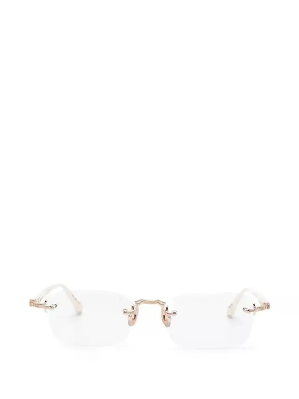 Matsuda Square-frame Eyeglasses - Gold