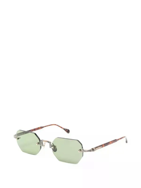 Matsuda Rimless Octagonal Frame Sunglasses