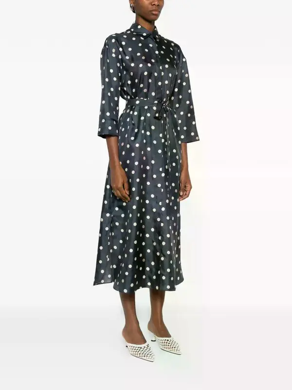 Max Mara Polka Dot Mini Dress