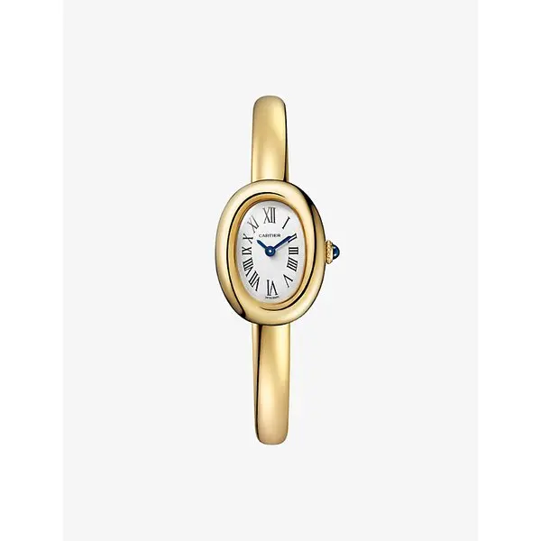 CARTIER Baignoire Mini 18ct Yellow-gold Quartz Watch 24.6mm - 18k Yellow Gold