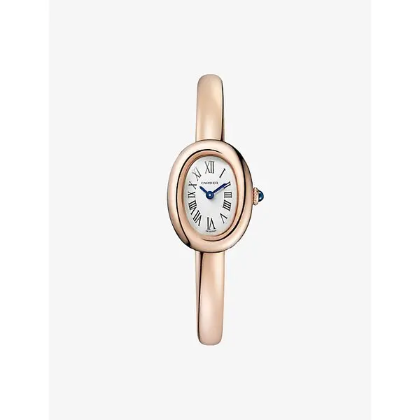 CARTIER Baignoire Mini 18ct Rose-gold Quartz Watch 24.6mm - 18k Rose Gold