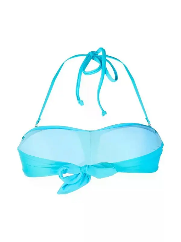 CHIARA FERRAGNI Eye-print Bandeau Bikini Top