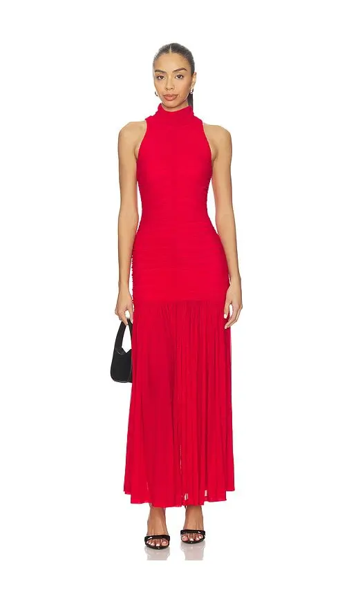 Bardot Orlana Mesh Maxi Dress