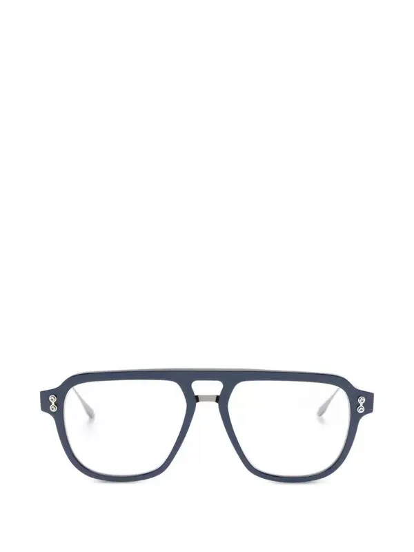 AKONI Geometric Eyeglasses - Blue